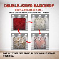 China Custom Pillowcase Backdrop Replacement Covers Only Single or Double Sided 240g Polyester for sale