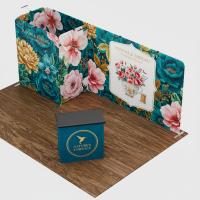 China 6X3m Mobile Exhibition Booth Single Side Portable Expo Displays for sale