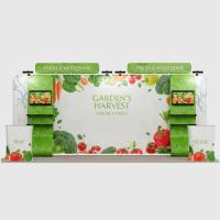 China Modular Exhibit Booths 3x6m Tension Fabric Display Booth For Event for sale