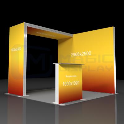 China 3x3m SEG Light Box Folding Trade Show Portable Backlit Booth Display for sale