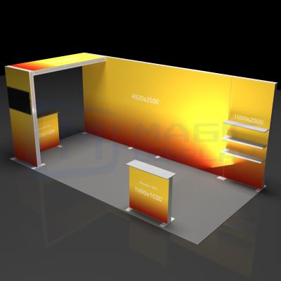 China Aluminum Profile SEG Light Box LED Backlit Trade Show Booth 10x10ft for sale