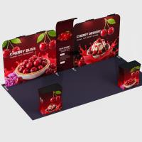 China CMYK 10x20 Trade Show Booth Polyester Fabric 10x20 Booth Backdrop for sale