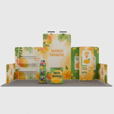 China 3x6m Trade Show Booth Portable Booth Display Kit Multiple Layout Options for sale