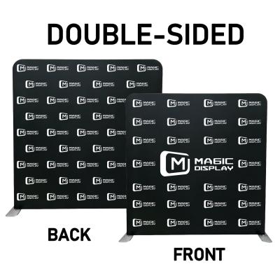 China Polyester Tension Fabric Backdrop Stand 8x8ft Tension Fabric Backdrop Display for sale