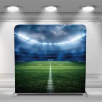 China Portable Trade Show Display Fabric Banner Custom Printed Exhibition Backdrop Stand for sale