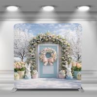 China Customized Tension Fabric Exhibition Booth Backdrop Stand Trade Show Display Backdrop for sale