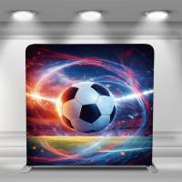 China Portable Foldable Tension Fabric Backdrop Display Stand 8x8ft Dye Sublimation for sale
