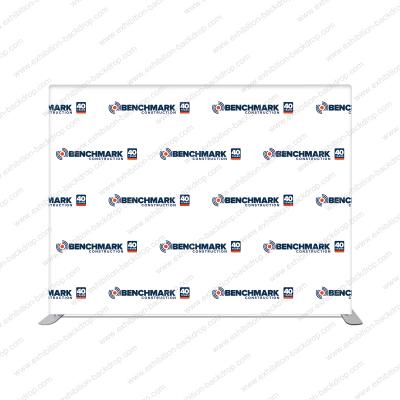 China Custom Tension Fabric Backdrop Display 250gsm Polyester Trade Show Banner for sale