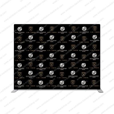 China Custom Tension Fabric Backdrop 250gsm Polyester for Trade Show Exhibition Display for sale