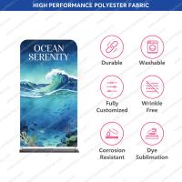 China Custom Tension Fabric Banner Display 250gsm Polyester for Trade Show Exhibition Conference for sale