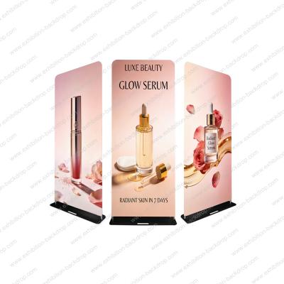 China Aluminum Frame Tension Fabric Banner Display 1222x2280mm Custom Design for Trade Show Exhibition for sale