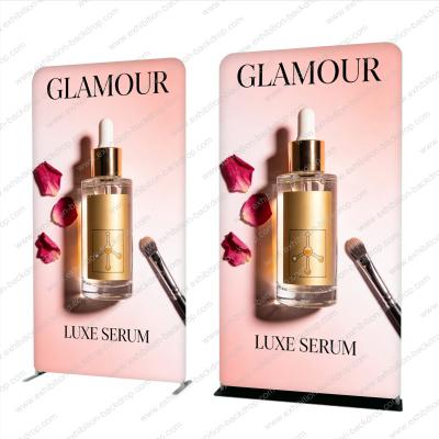 China Custom Tension Fabric Display Stand 250gsm Polyester for Trade Show Exhibition for sale