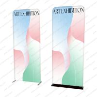 China Tension Fabric Backdrop Display Stand 612x2280mm Trade Show Equipment Fabric Banner for Exhibition Conference for sale
