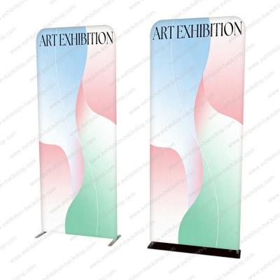 China Tension Fabric Backdrop Display Stand 612x2280mm Trade Show Equipment Fabric Banner for Exhibition Conference for sale