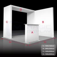 China SEG Light Box Backlit Reception Desk LED Light Box Display Easy Build Light Box Exhibition Booth for sale