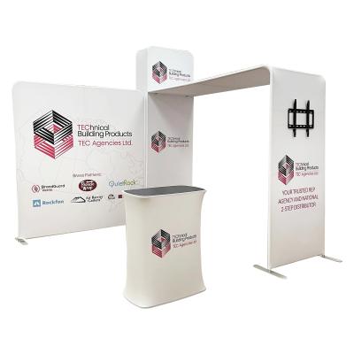 China Customizable Trade Show Booth 3m x 3m Aluminum Frame with LED Lighting for Exhibitions for sale