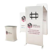 China Customizable Trade Show Booth Counters Providing Functional Spaces for Product Demonstrations and Customer Interaction for sale