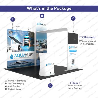 China Versatile Exhibition Display Booth Offering Multiple Size Options to Accommodate Various Event Spaces and Marketing Needs for sale