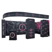 China Trade Show Booth 3m x 6m Aluminum Frame Display with High Resolution Graphics for Conventions for sale