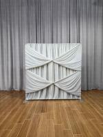 China Fabric Tension Stand 8x8ft Photo Booth Backdrop with Aluminum Frame for sale