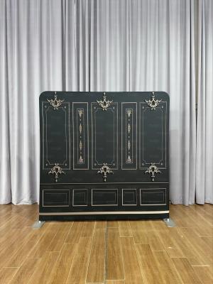 China Tension Fabric Backdrop 8x8ft Aluminum Frame Pop Up Display for Trade Shows for sale