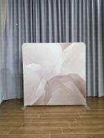 China Portable  8X8ft Pillowcase Backdrop Offering High Visibility and Professional Appearance for Trade Shows Conferences and Events for sale