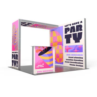 China SEG Light Box Display System Offering Quick Assembly and Dye Sublimation Printing for Eye Catching Visuals at Events for sale