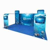 China Durable Trade Exhibition Booth Innovative Materials Long Lasting Display Solution for Trade Shows and Exhibitions for sale