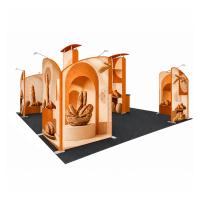 China 20x20ft Custom Tension Fabric Trade Show Booth Display for sale