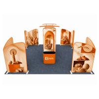 China 20x20ft Custom Tension Fabric Trade Show Booth Display for sale