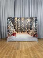 China 10x8ft Tension Fabirc Pilow Backdrops Double side cover come with Stand for sale