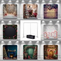 China 8×8ft and 7.6×7.6ft Christmas-Themed Backdrops for Parties & Events for sale