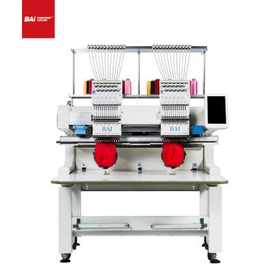 China 450mm 2 Head Embroidery Machine BAI 1200rpm High Speed for sale