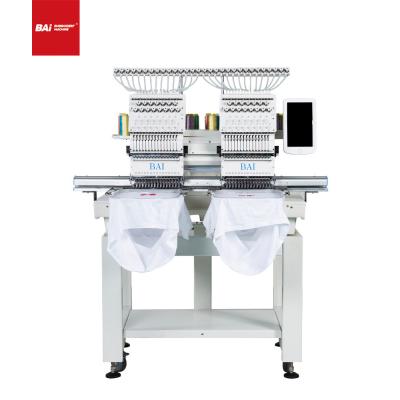 China BAI Two Head Embroidery Machines 12 Needles USB Connected for sale