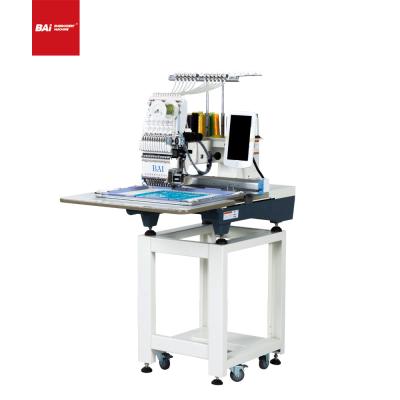China CE Cording Embroidery Machine BAI Single Head 12 Needle Embroidery Machine for sale