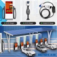 China DC Car Taxi Charge Outdoor Digital Signage Totem Display EV Charging Station for sale