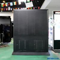China Double Side Floor Standing Digital Signage LCD Advertising Display Screen for sale