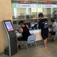 China Self Service Queue Management Kiosk 17 Inch / 19 Inch Wireless LCD Display for sale
