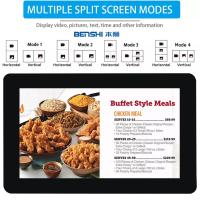 China Touch Screen All In One PC Wall Mounted Digital Signage Display 10.1 Inch for sale