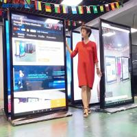 China 75 100 Inch Indoor Touch Screen Advertising Kiosk CMS Software LCD Displays for sale