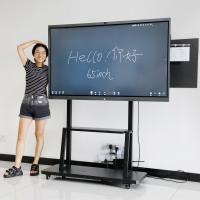 China 65 Inch Smart Interactive Whiteboard Full View Flat Panel Smart Board for sale