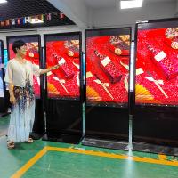 China 55 inch indoor lcd panel 85 inch lcd screen 100 inch touch screen HD display android totem advertisement digital signage for sale