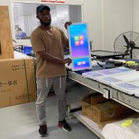 China Wifi Usb Lan 4g Elevator LCD Display Wall Mount LCD Digital Signage OEM Customized for sale
