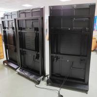China 75 85 98 100 inch lcd floor stand  kiosk totem put the screen together as a big screen wall  for rent for sale
