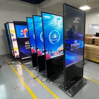 China 4K LCD Advertising Touch Screen Kiosk Floor Stand Digital Signage Display for sale