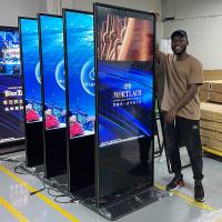 China 4K LCD Advertising Touch Screen Kiosk Floor Stand Digital Signage Display for sale
