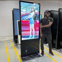 China Multi language Floor Standing Digital Signage Touch Screen Kiosk Advertising Video Player for sale