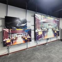 China Mounted Indoor Advertisement Display , Splicing LCD Video Wall Display for sale