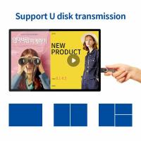 China 32 43 49 55 Inch Wall Mounted Digital Signage 2K 4K TV Display Screen for sale