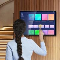 China 32 43 49 55 Inch Wall Mounted Digital Signage 2K 4K TV Display Screen for sale